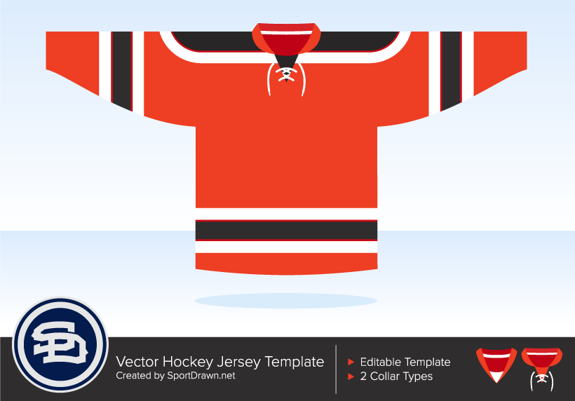 Hockey Jersey Template ClipArt Best
