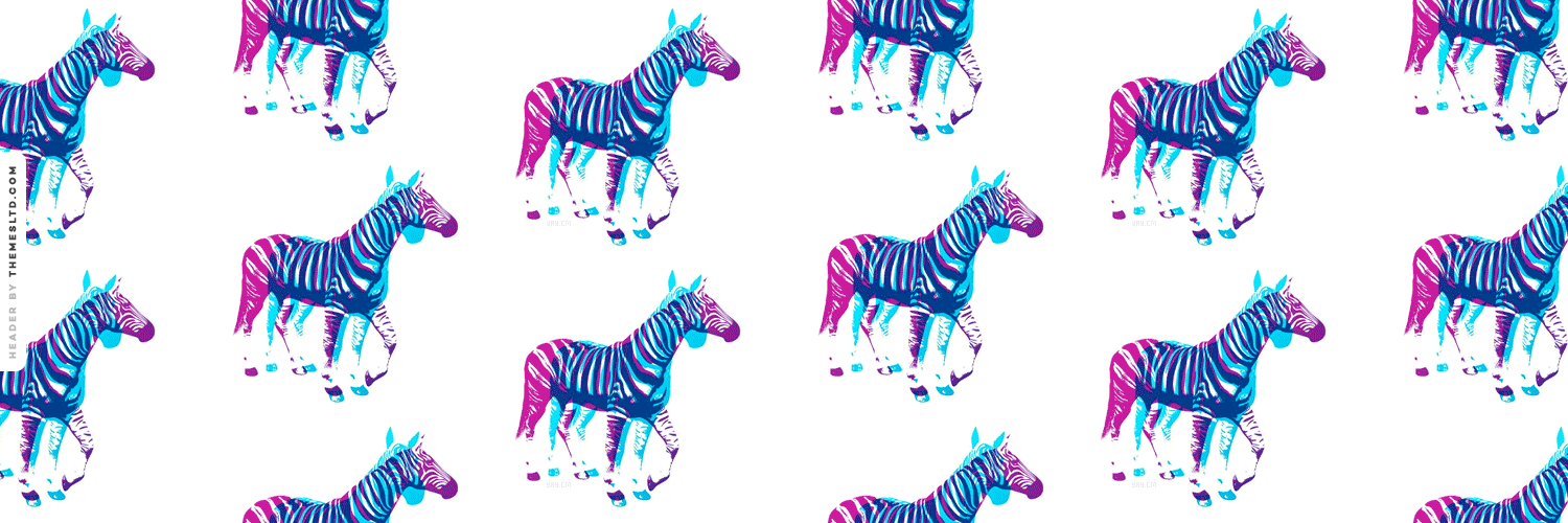 Neon Zebra Twitter Header - Animal Wallpapers - ClipArt Best - ClipArt Best