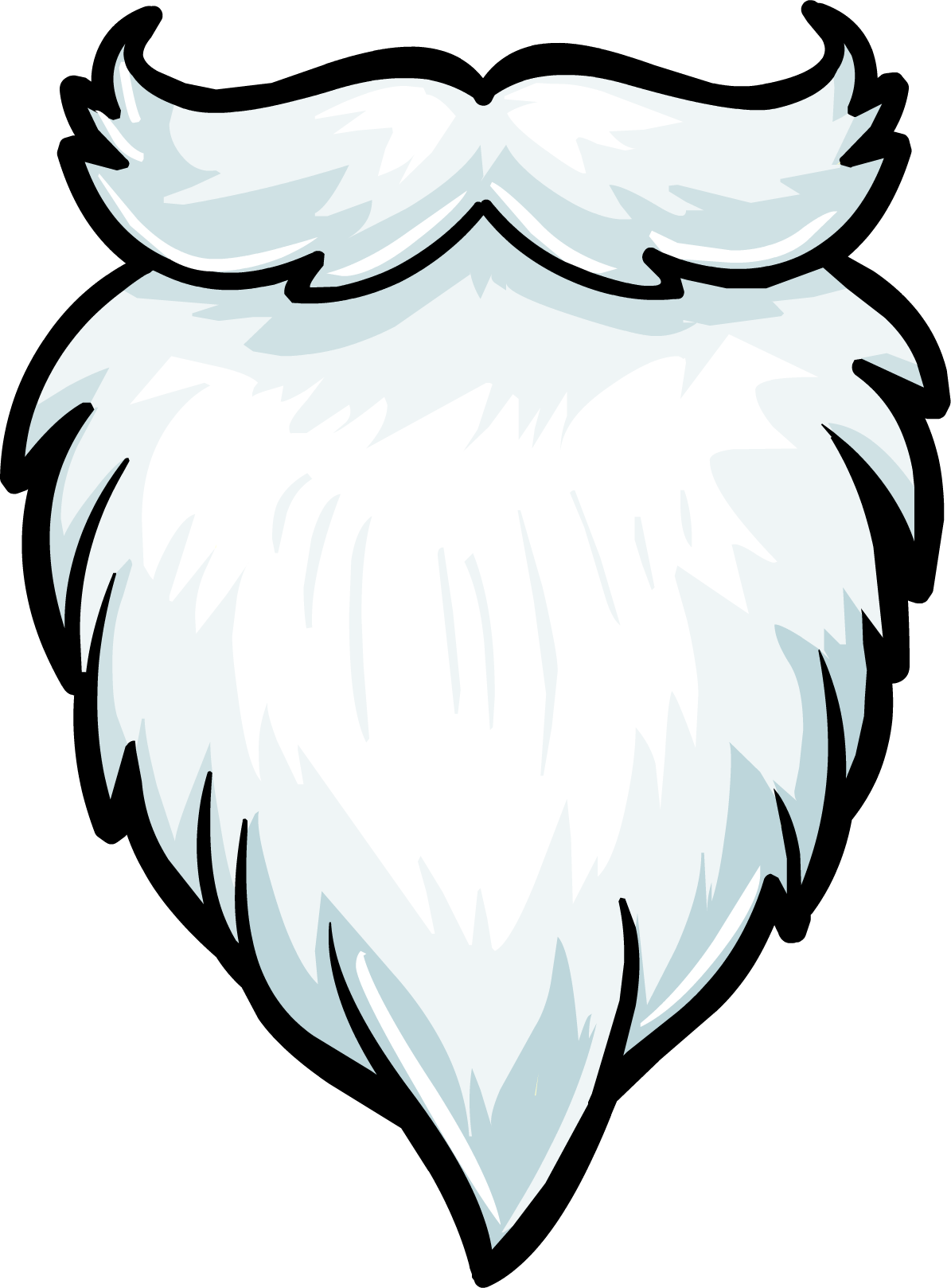 Best Photos Of Santa Beard Template Printable Santa Beard 