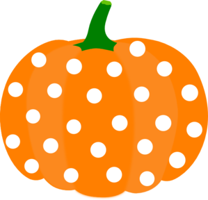 Polka dot pumpkin clipart - ClipArt Best - ClipArt Best