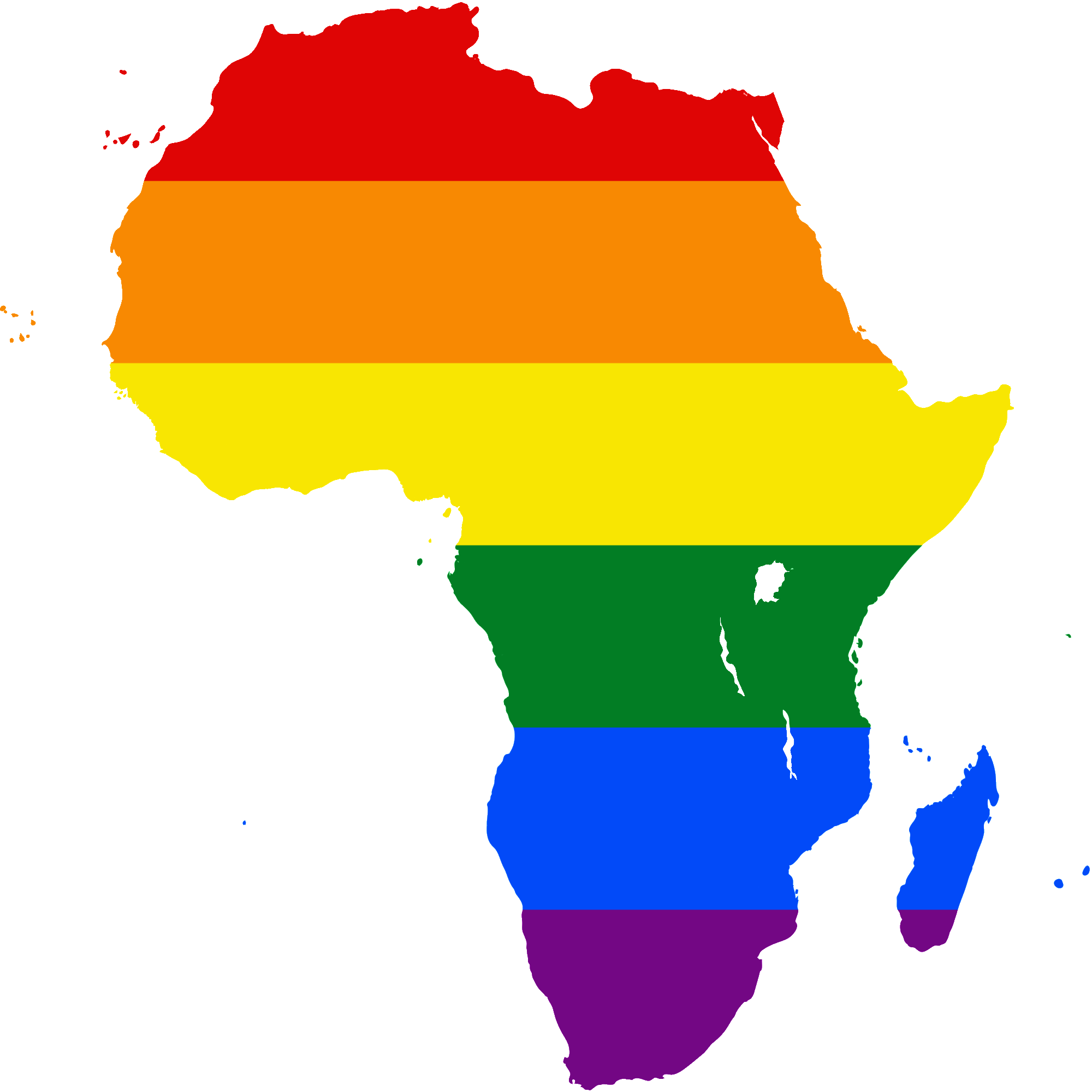 Flags Of Africa Map
