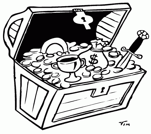 Treasure Chest Outline ClipArt Best