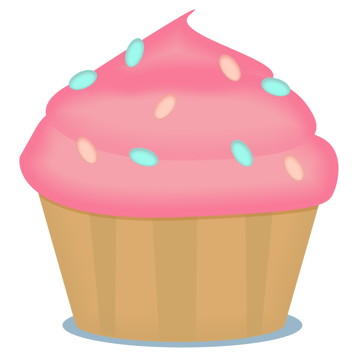 Cute Cupcake Clipart - ClipArt Best