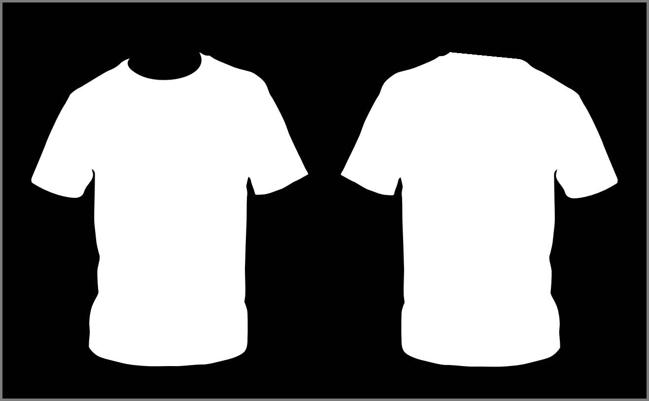 Front Back T Shirt Template ClipArt Best Front Back T Shirt Template ClipArt Best
