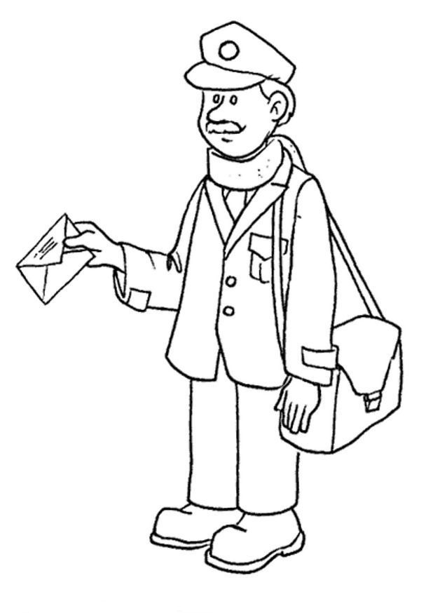 Mailman Clipart Black And White - ClipArt Best
