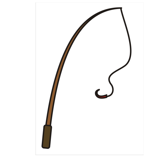 Clip Art Fishing Rod - ClipArt Best
