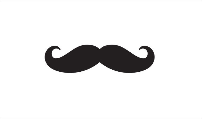 Free Mustache Template ClipArt Best