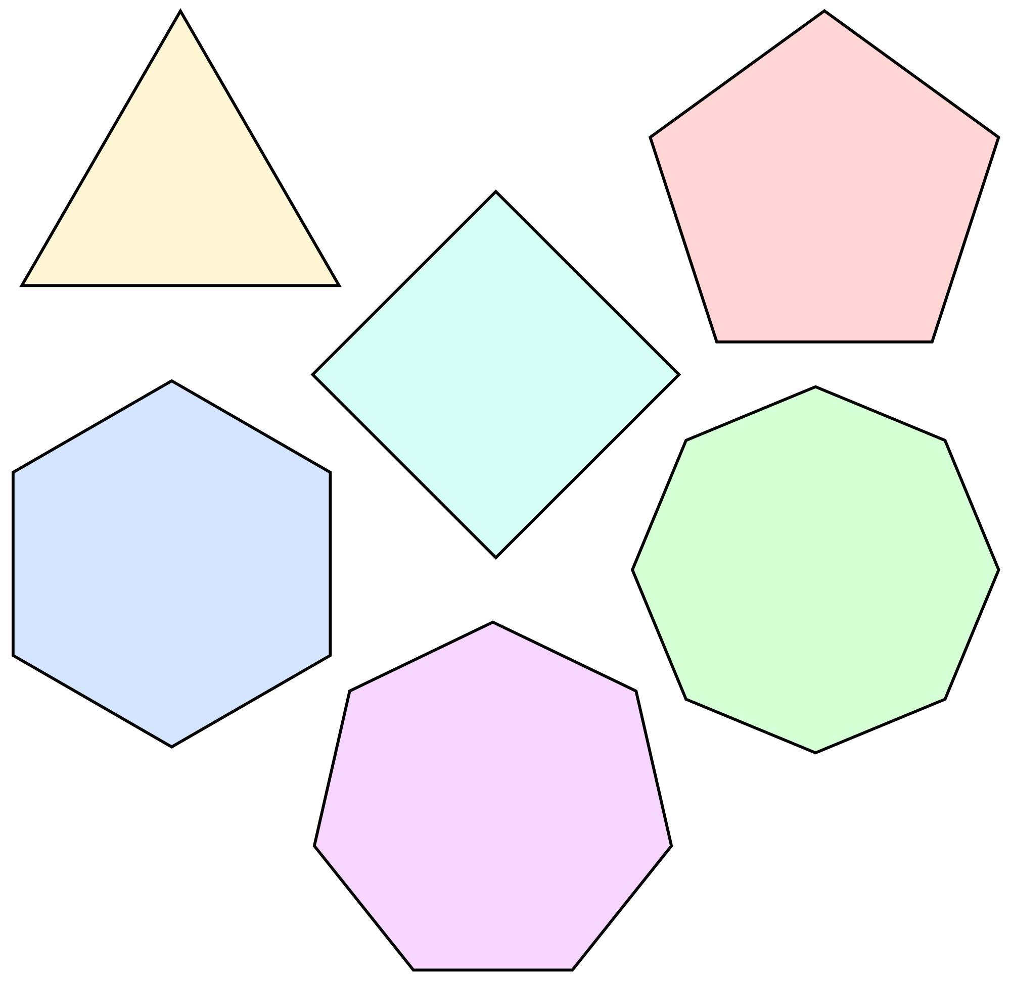 Regular Polygons ClipArt Best