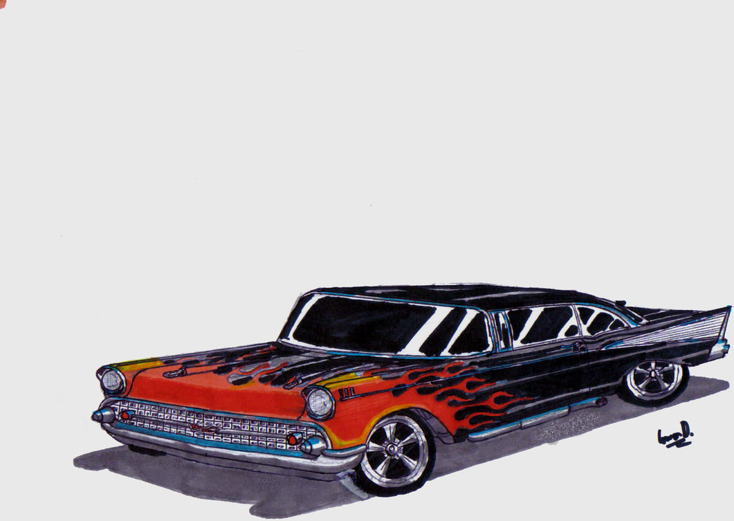 1957 BelAir Drawing - ClipArt Best 1957 BelAir Drawing - ClipArt Best