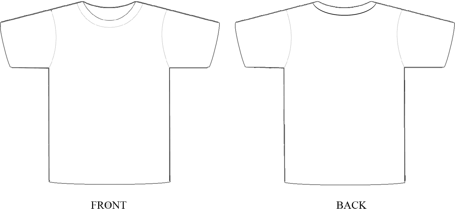 Oversized T Shirt Template Png