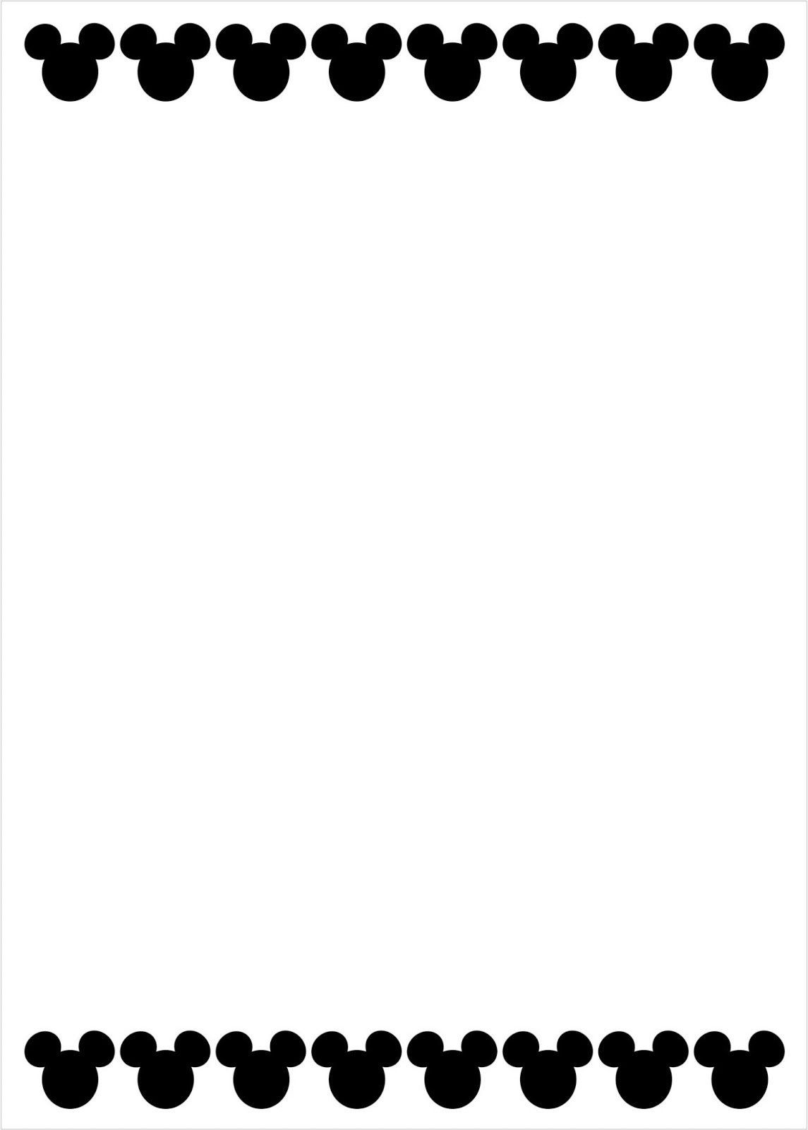 Mickey Mouse Page Border ClipArt Best