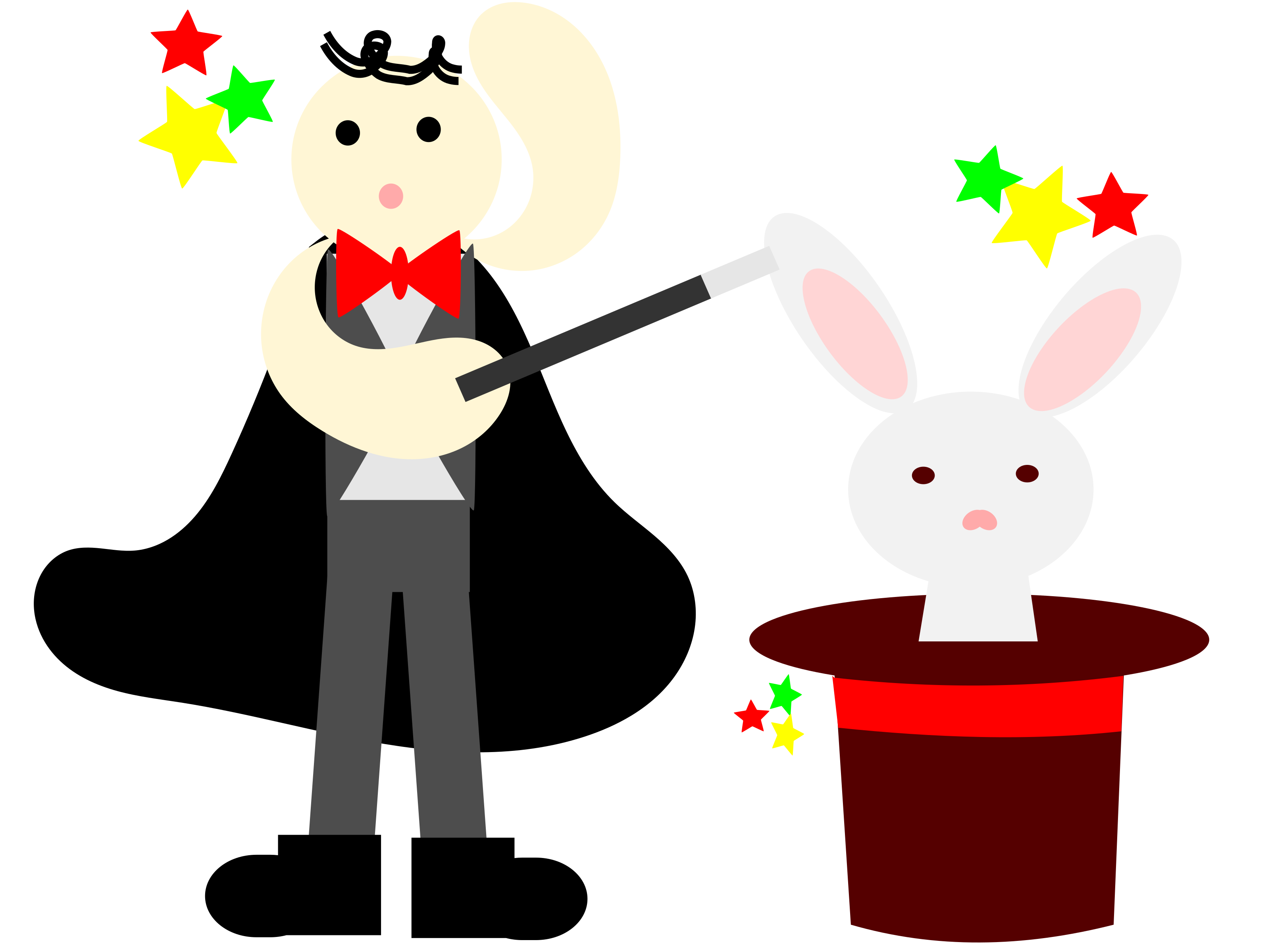Clipart - magician with a rabbit in a hat - ClipArt Best - ClipArt Best