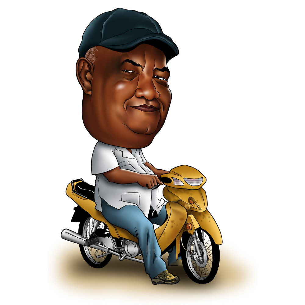 Motorcycle Caricatures Clipart Best