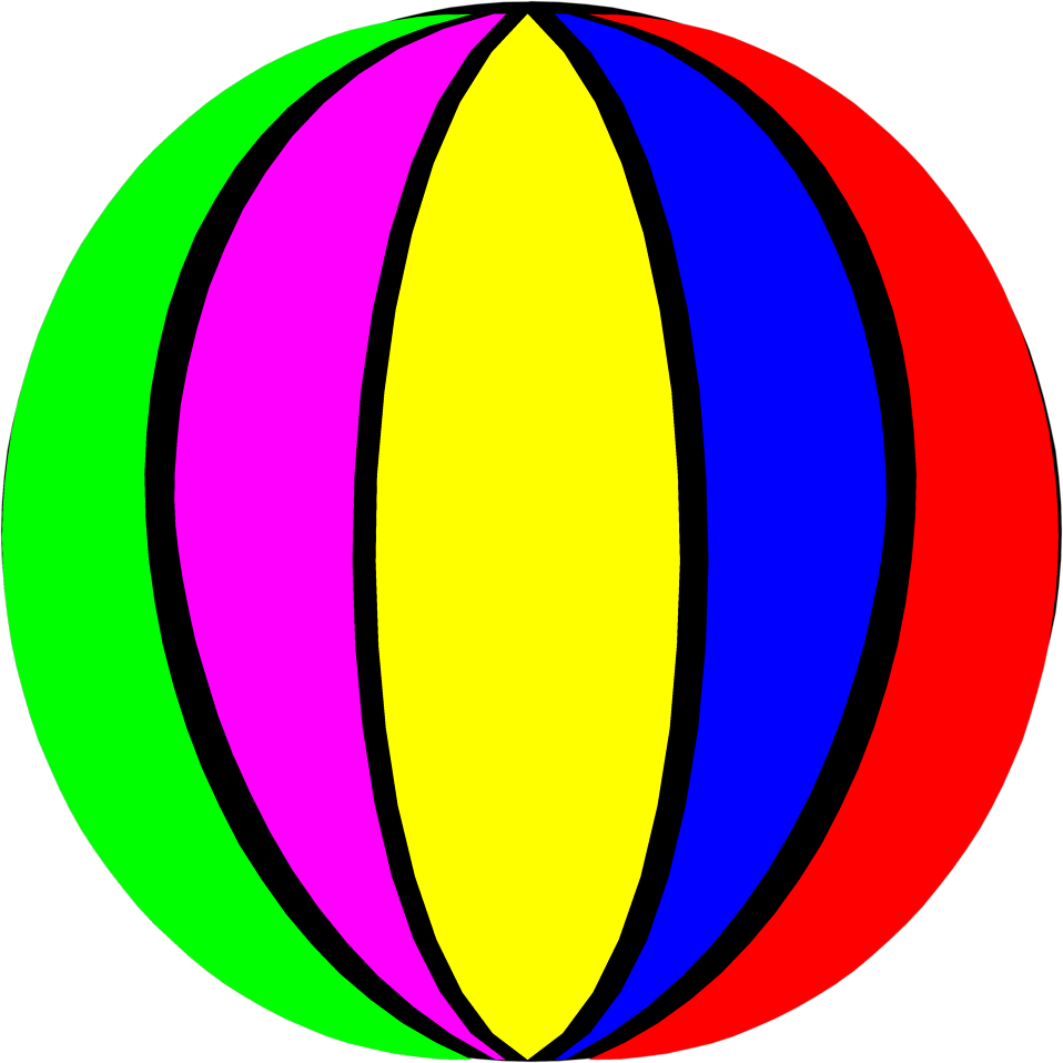 Beach Ball | Free Stock Photo | Illustration of a beach ball | # 7966 ...