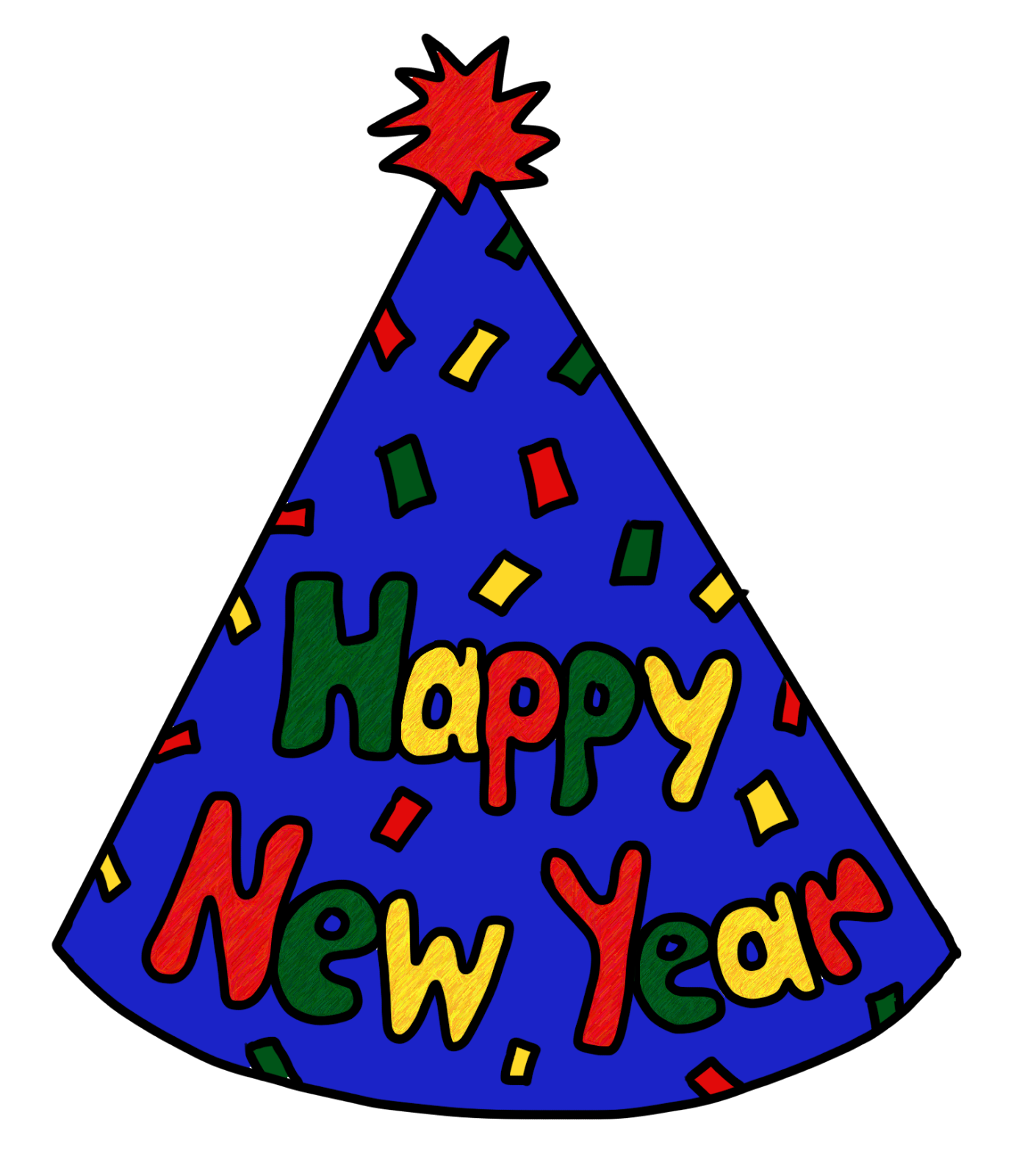 New Year's Eve Party Hat Clipart - ClipArt Best - ClipArt Best
