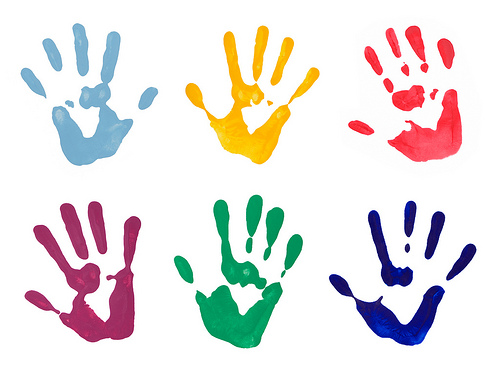 Hand Print Painting - ClipArt Best