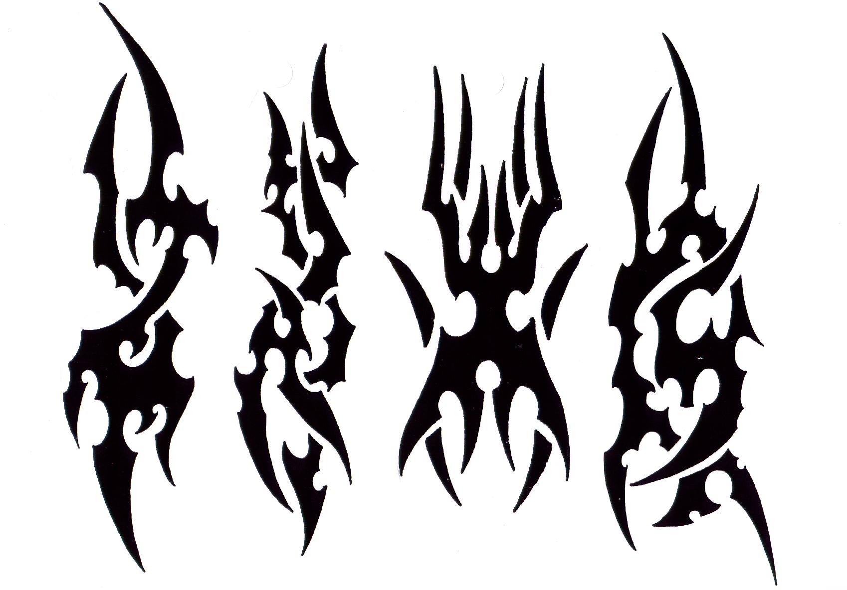 Tribal Tattoo Design Img1063 Tribal Flash Tatto Sets Tattoo Clipart Best Clipart Best