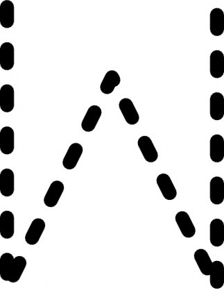 Alphabet Tracing Letter clip art vector, free vector graphics ...