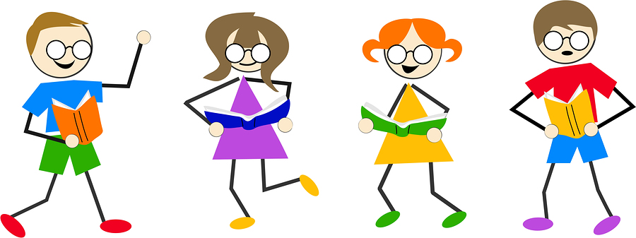 Kids Reading Books - ClipArt Best