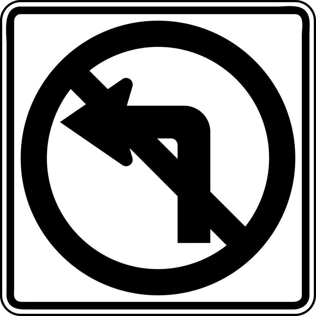 No Left Turn Black And White ClipArt ETC ClipArt Best ClipArt Best no-left-turn-black-and-white-clipart-etc-clipart-best-clipart-best