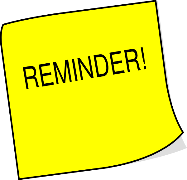Reminder Clip Art Free - ClipArt Best Reminder Clip Art Free - ClipArt Best