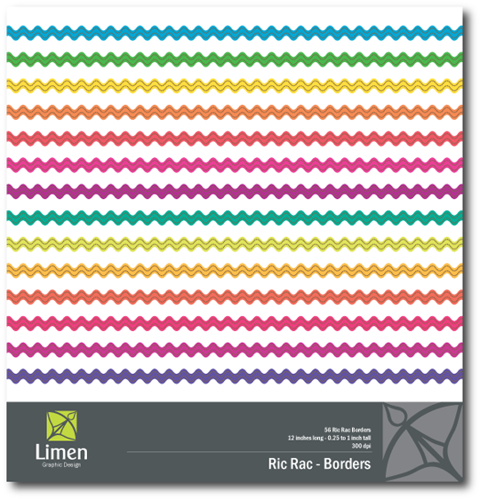 Limen Graphic Design: Ric Rac Borders Clip Art - Clipart Borders ...