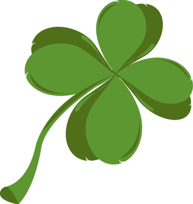 Clip art green four leaf clover shamrock st patrick - Cliparting.com ...