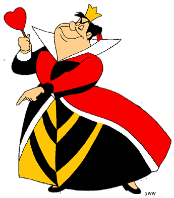 Alice In Wonderland Queen Of Hearts Clip Art
