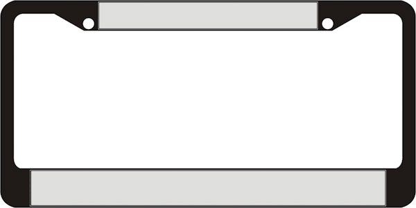 Blank Printable Temporary License Plate Template Mazcrafts