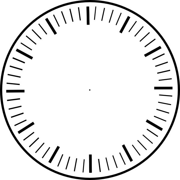 Analog Clock Face Template ClipArt Best