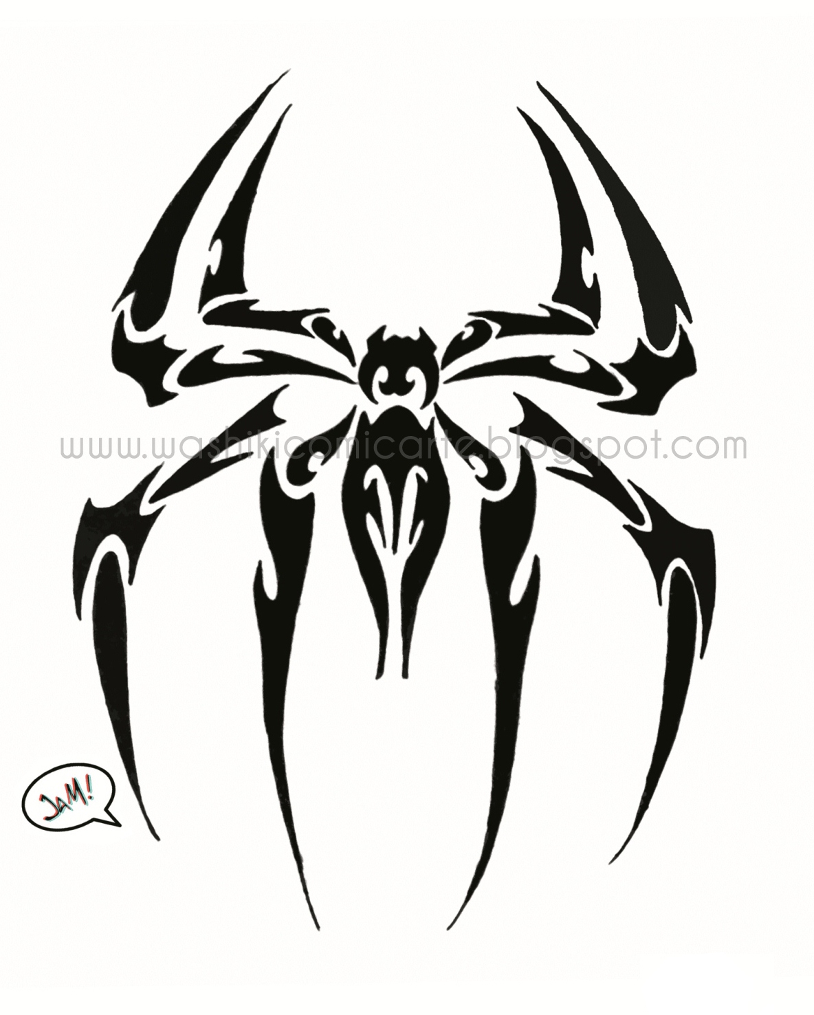 Tribal Spiderman - ClipArt Best Tribal Spiderman - ClipArt Best