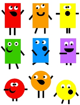 SHAPE MONSTERS CLIP ART 36 PNG IMAGES: ENOUGH FOR YOUR WHOLE CLASS ...