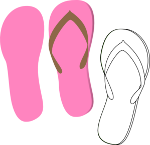 Flip Flop Outline - ClipArt Best