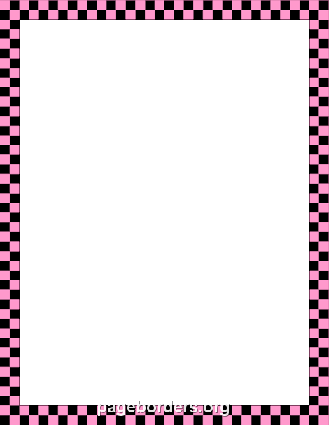 Free Checkered Borders: Clip Art, Page Borders, and Vector Graphics ...