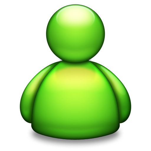 Live Messenger green Icon Free Download as PNG and ICO, Icon Easy ...