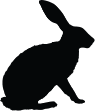 Rabbit Silhouettes | Silhouettes of Rabbit Free - ClipArt Best ...