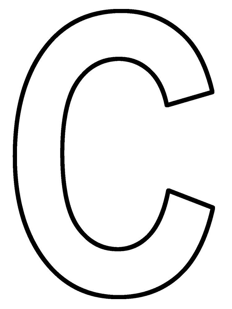Letter c icon clipart black and white - ClipArt Best - ClipArt Best