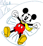 Mickey Mouse Snow Angels Animated GIF #1982 - Animate It! - ClipArt ...