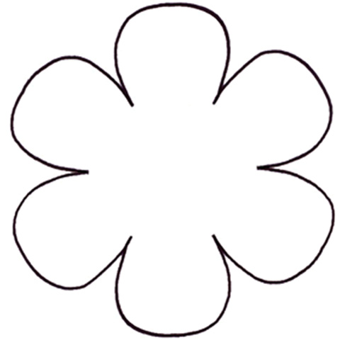 Flower Templates To Print - ClipArt Best