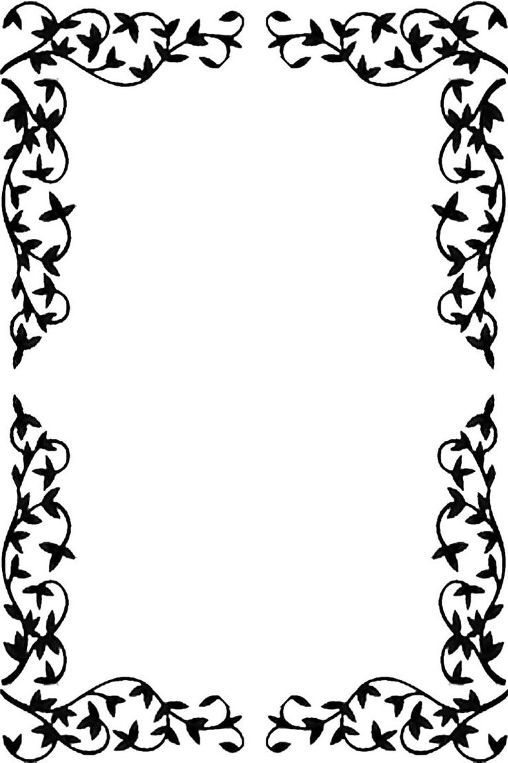 Black Invitation Borders - ClipArt Best
