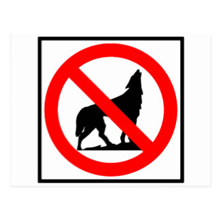 Wolf Sign Postcards | Zazzle - ClipArt Best - ClipArt Best