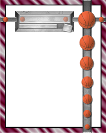 Basketball Page Border - ClipArt Best