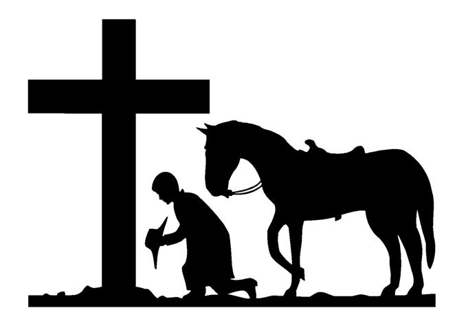 Cowboy At The Cross Clipart - ClipArt Best