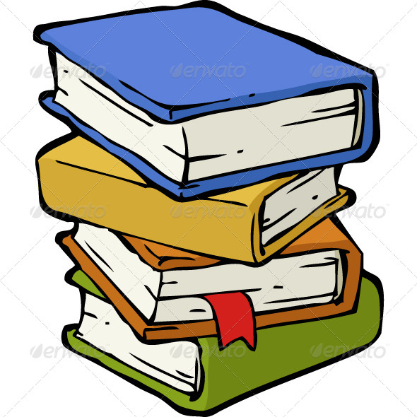 Book clipart cartoon