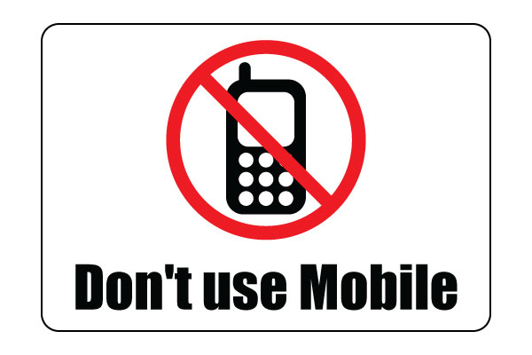 Printable Don't Use Mobile Sign Free Download PDF - ClipArt Best ...