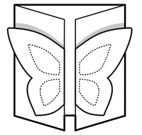 Butterfly Card Templates - ClipArt Best