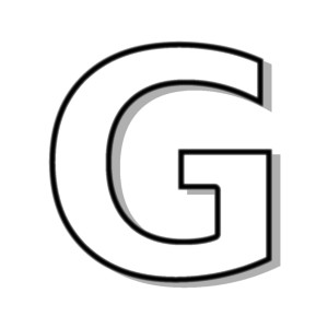 capitol G outline clip art, public domain image - Polyvore - ClipArt ...