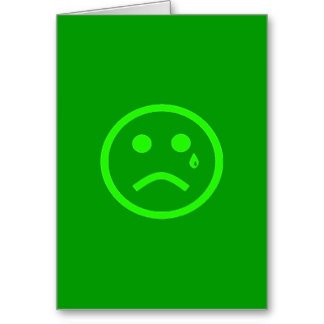 Green Smiley Cartoon Face Cards, Invitations, Photocards & More ...