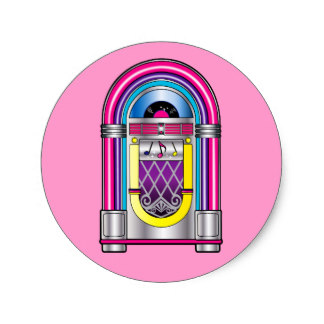 Jukebox Stickers | Zazzle - ClipArt Best - ClipArt Best