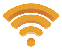 Wifi Symbol In Orange - ClipArt Best